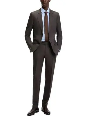BOSS By Beckham Wool-blend Slim-fit Suit Jacket