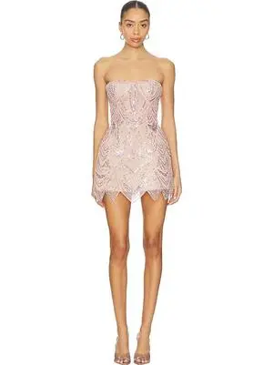 BRONX BANCO Giselle Mini Dress - Blush