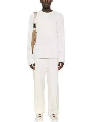 JAMES PERSE Ribbed Crewneck Sweatshirt - Neutrals
