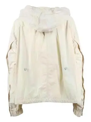 PARAJUMPERS Cream Hooded Jacket With Logo Patch - Neutrals