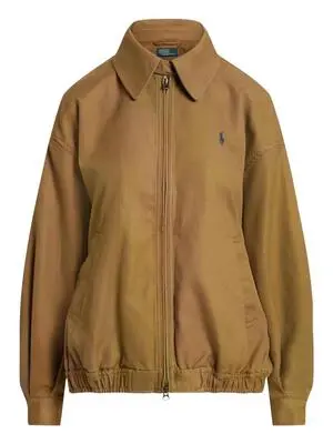 Polo Ralph Lauren Polo Ralph Lauren Zip Jacket With Pony Embroidery Brown