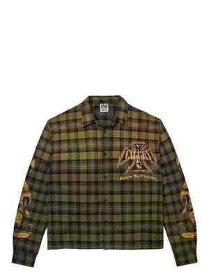 VALE FOREVER Tartan Graphic Flannel - Green