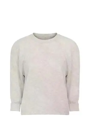 Norma Kamali Crewneck Sweater With Raglan Sleeves - Grey