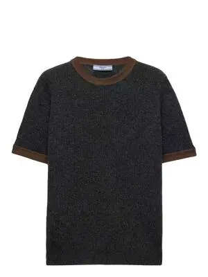 Prada Cashmere Crew Neck Sweater - Grey