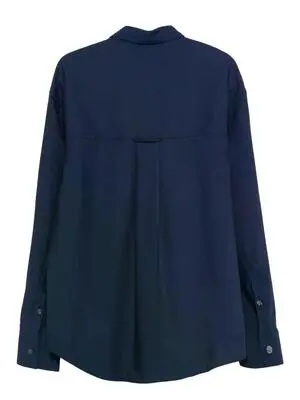 AMI Paris Long Sleeve Pocket Shirt - Blue