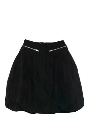 Co Name Rock Midi Skirt - Black