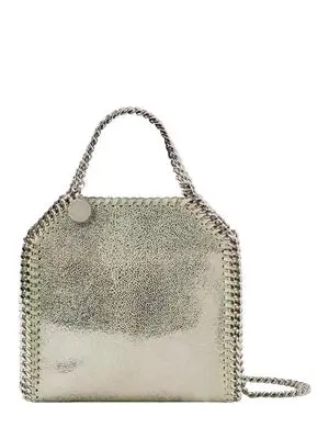 Stella McCartney Stella McCartney Falabella Tiny Chain Handle Tote Bag Silver