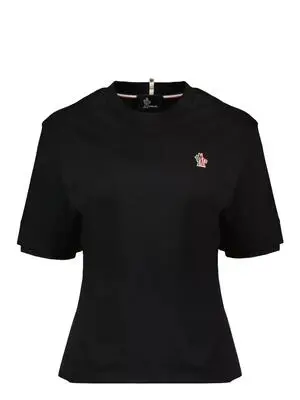 Moncler Moncler Grenoble Logo Detail T-Shirt Black