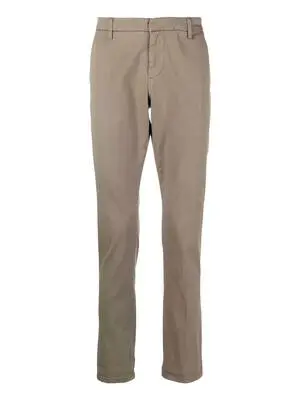 DONDUP Mid-rise Cropped Chinos - Neutrals