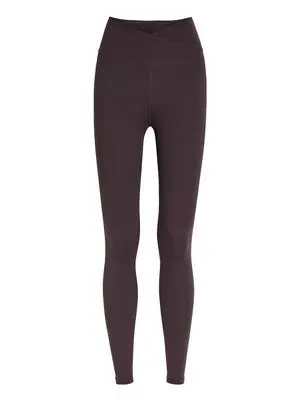 TALA Dayflex Cross-over Stretch-jersey Leggings - Brown