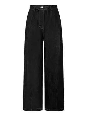 STUDIO TOMBOY Wide-leg Jeans - Black