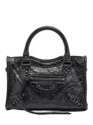 Balenciaga Balenciaga Le City Mini Top-Handle Bag Black