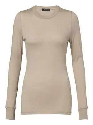 Wardrobe.NYC Cotton Long Sleeve Top - Green
