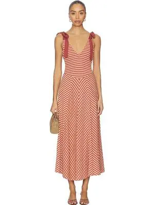 Free People X Cecelia Midi Dress - Brown