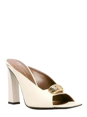 GIUSEPPE ZANOTTI Giuseppe Zanotti Embellished Leather Heeled Sandals