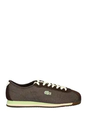 Lacoste Lacoste Suede Logo Lace-Up Sneakers Brown