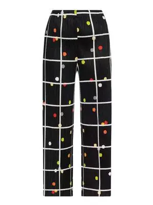 Issey Miyake Crossing Dots Trousers - Black