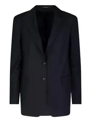Tagliatore Single-breasted Blazer - Black