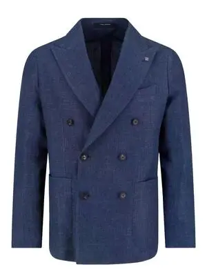 Tagliatore Double-breasted Blazer - Blue