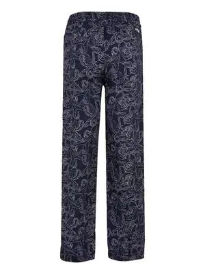 Vilebrequin Printed Drawstring Trousers - Blue