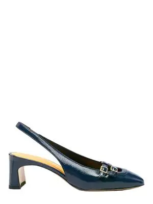 MARA BINI Buckle Cut-out Pumps - Blue