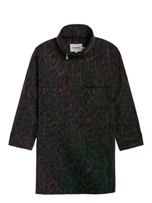 Apparis Bea Leopard-print Raincoat - Brown