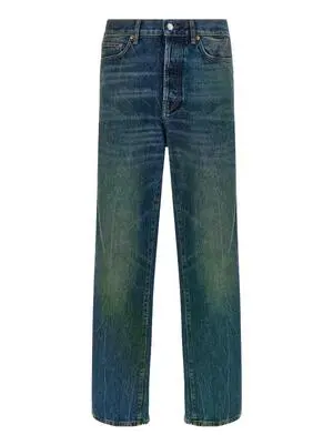 DEPARTMENT 5 Curtis Cotton Wide-leg Jeans - Blue