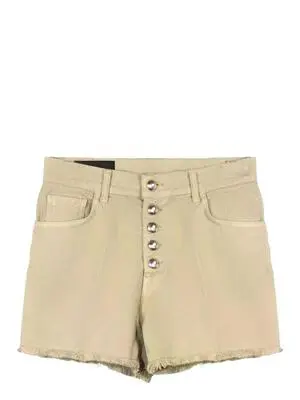 DONDUP Buttoned Frayed Shorts - Neutrals
