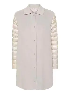 Herno Panelled Puffer Coat - Neutrals