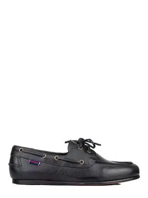 SEBAGO Sebago Owen Tumbled Eyelet Lace-Up Loafers Black