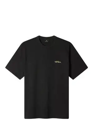 Paul Smith Logo-embroidery T-shirt - Black