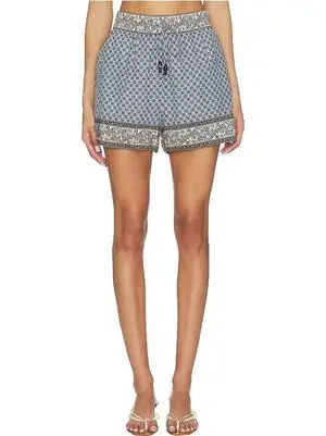 Veronica Beard Vilvaldi Printed Shorts - Blue