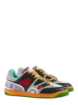 Gucci Basket Low-top Sneakers - Black