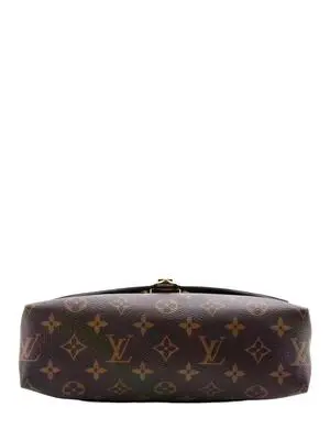 LOUIS VUITTON Saint Placide Handbag Monogram Canvas And Leather Shoulder Bag - Brown