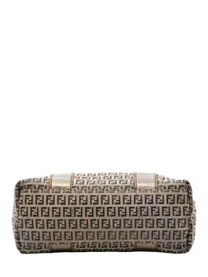 Fendi 2000-2010 Zucchino Canvas Tote Bag - Brown