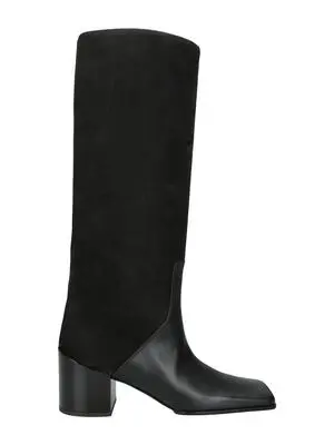 Alaïa Leather Panelled Knee-high Boots - Black