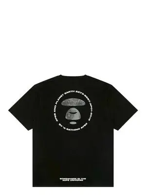 AAPE BY *A BATHING APE Logo-print T-shirt - Black