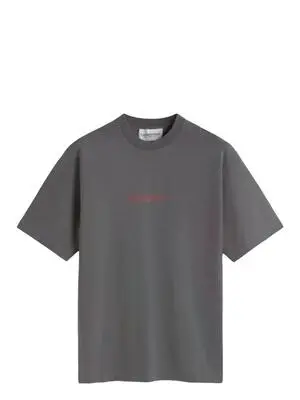 LES HÉRITIERS Logo Print T-shirt - Grey