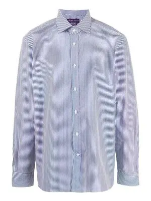 RALPH LAUREN PURPLE LABEL Striped Long-sleeve Shirt
