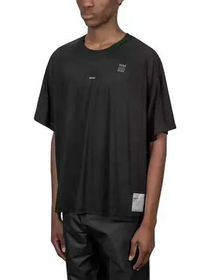 Satisfy Crew-neck T-shirt - Black