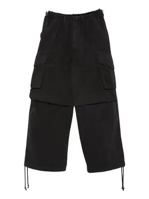 Alexander Wang Cargo Drawstring Trousers - Black