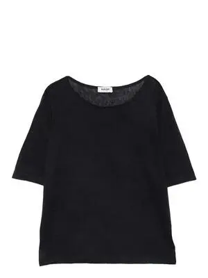 BASE Crew Neck T-shirt With Short Sleeves - Blue