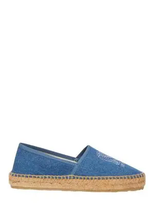 Moschino Embroidered Espadrilles - Blue