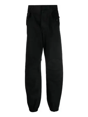 WINNIE N.Y.C Cotton Knee-pad Trousers - Black