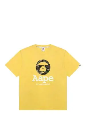 AAPE BY *A BATHING APE Graphic-print T-shirt - Yellow