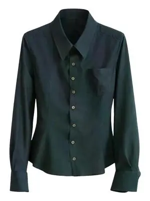 Undercover Pocket Button Shirt - Blue