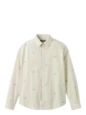 Jacquemus The Simon Striped Shirt - Neutrals