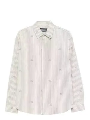 Jacquemus The Simon Striped Shirt - Neutrals