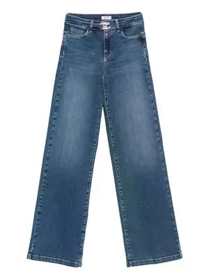 LIU JO LIU JO Logo Buckle High-Waisted Jeans