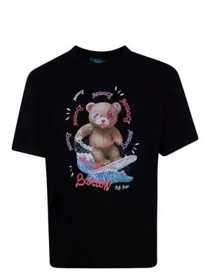 BARROW Printed T-shirt - Black
